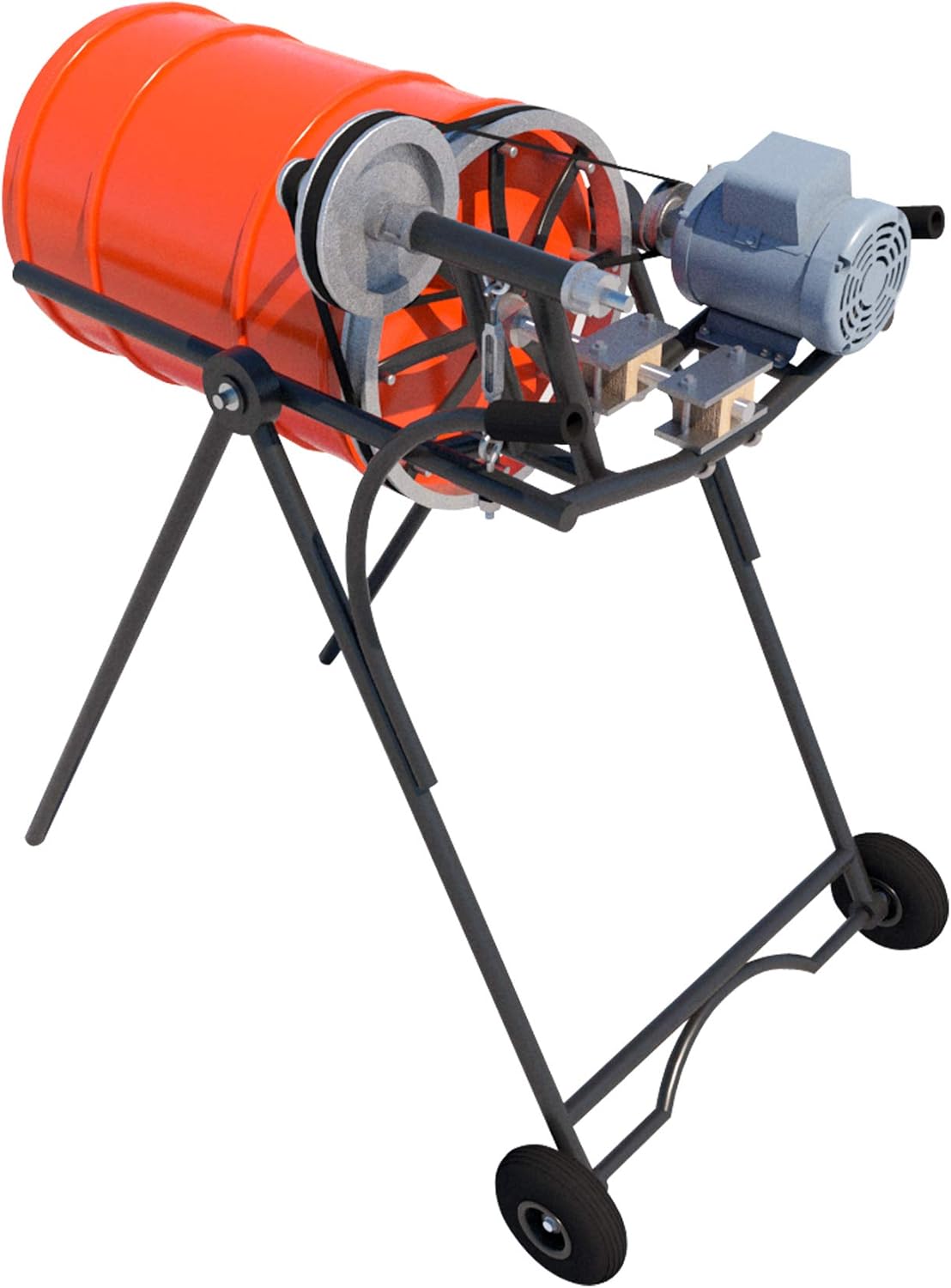 I.E. Cement Mixer Plans DIY Electric Concrete Mixing Machine Portable ...