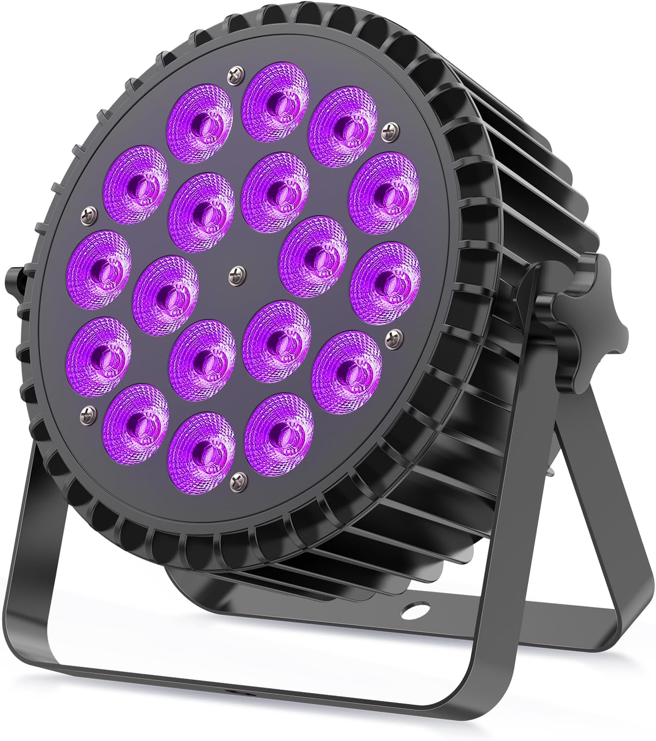 HOLDLAMP - Luces LED para escenario RGBWA+UV 6 en 1, par de luces LED ...