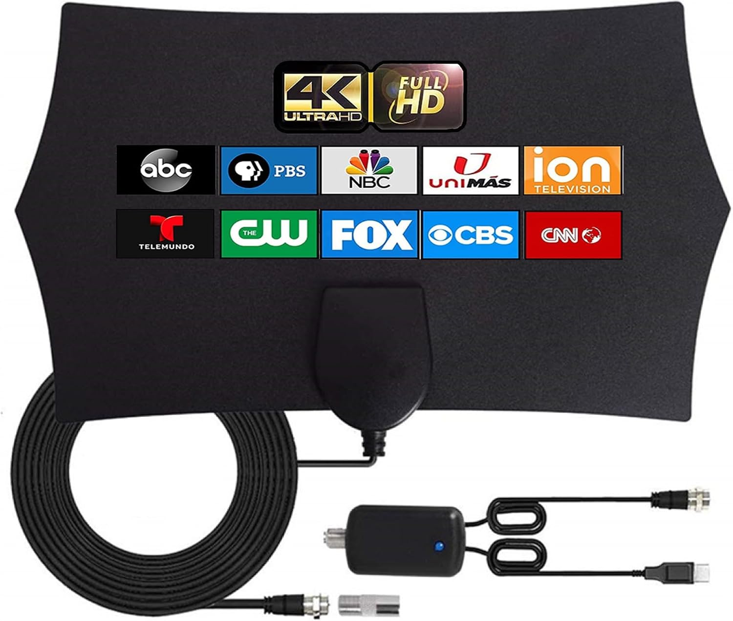 Amazon.com: 2024 Amplified TV Antenna, Indoor Digital TV Antenna for ...