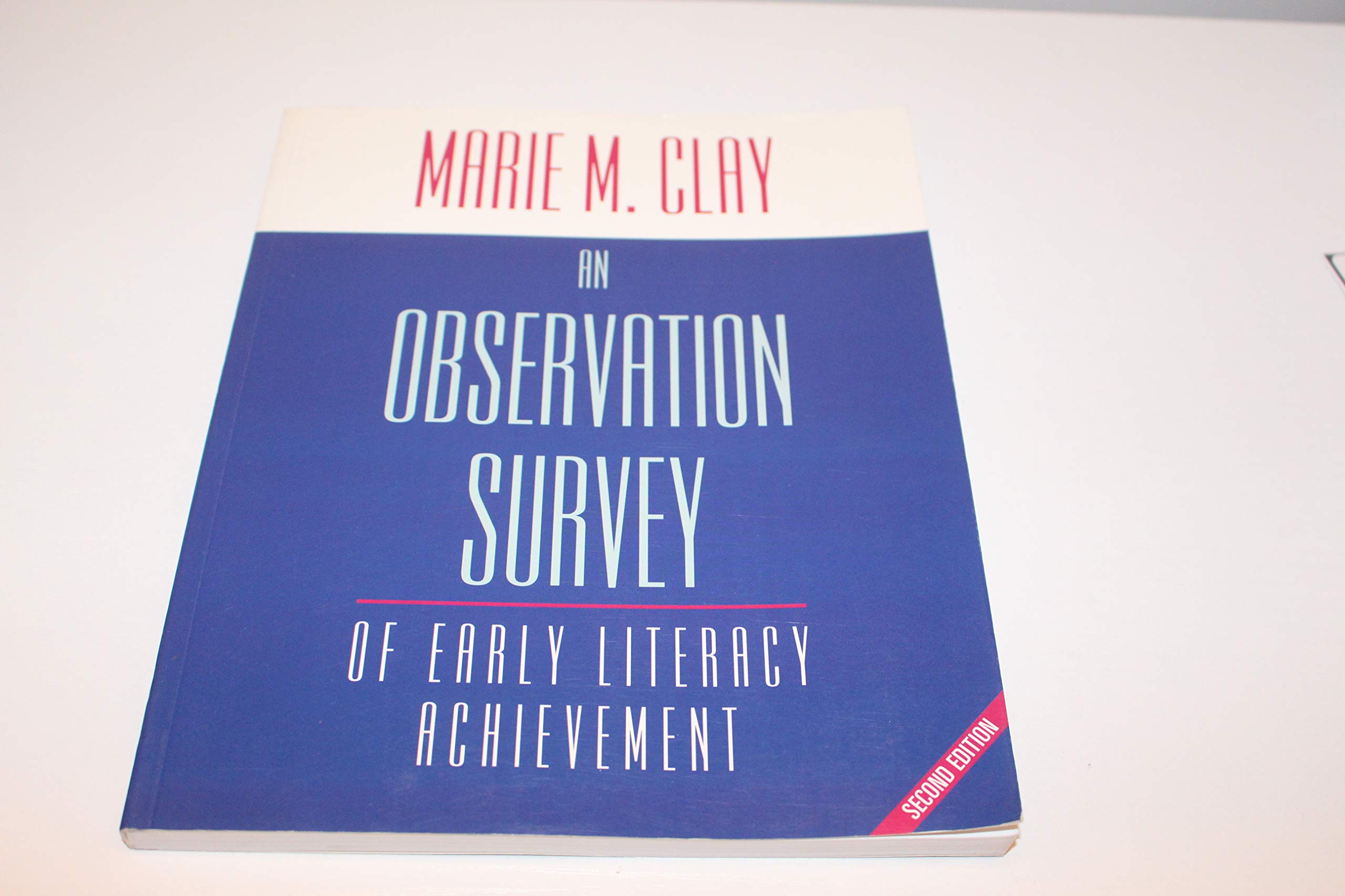 Amazon.com: An Observation Survey: 9780325004846: Clay, Marie: Books