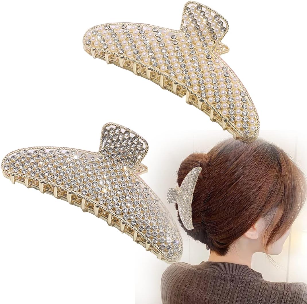 Amazon.com : LINXUXIE Metal Claw Hair Clips For Women and Girls ...