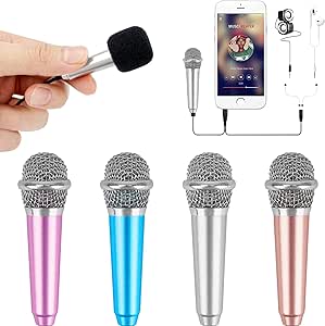 Amazon.com: Portable Mini Vocal Microphone for Mobile Phones, Computers ...