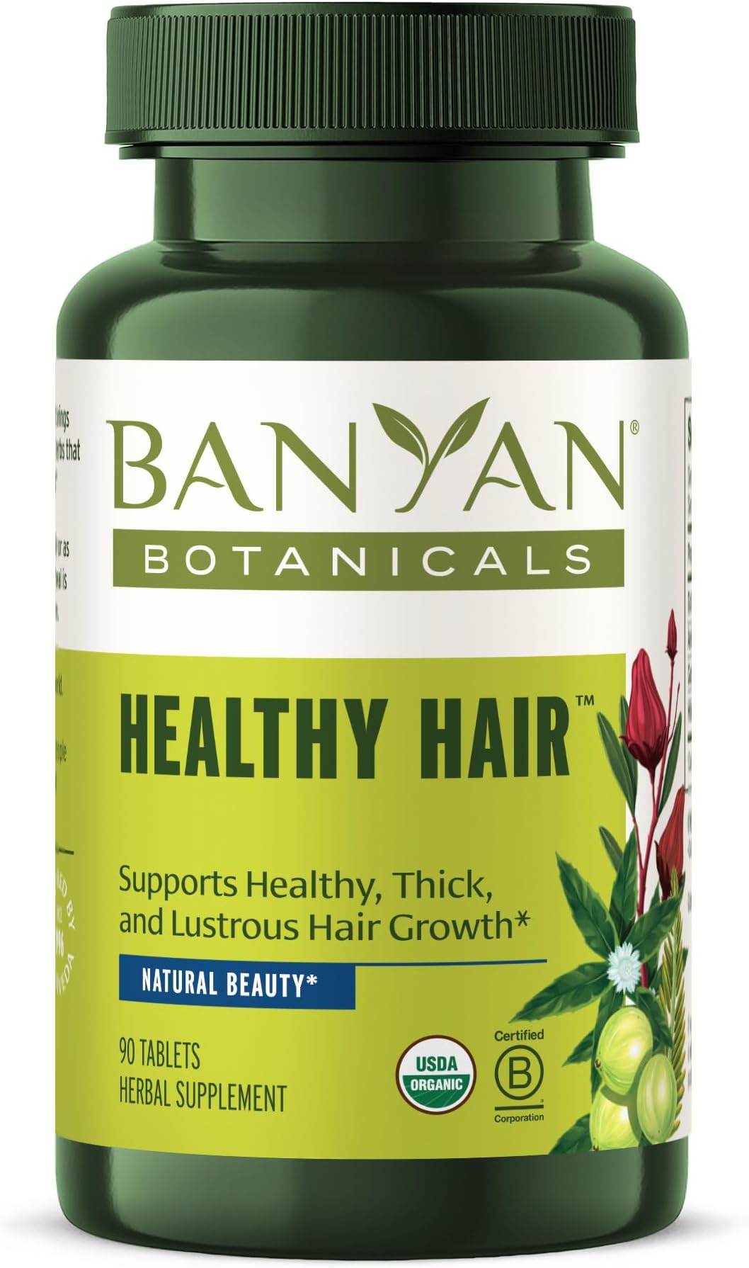 Amazon.com: Banyan Botanicals Healthy Hair Tablets – Organic Hair ...