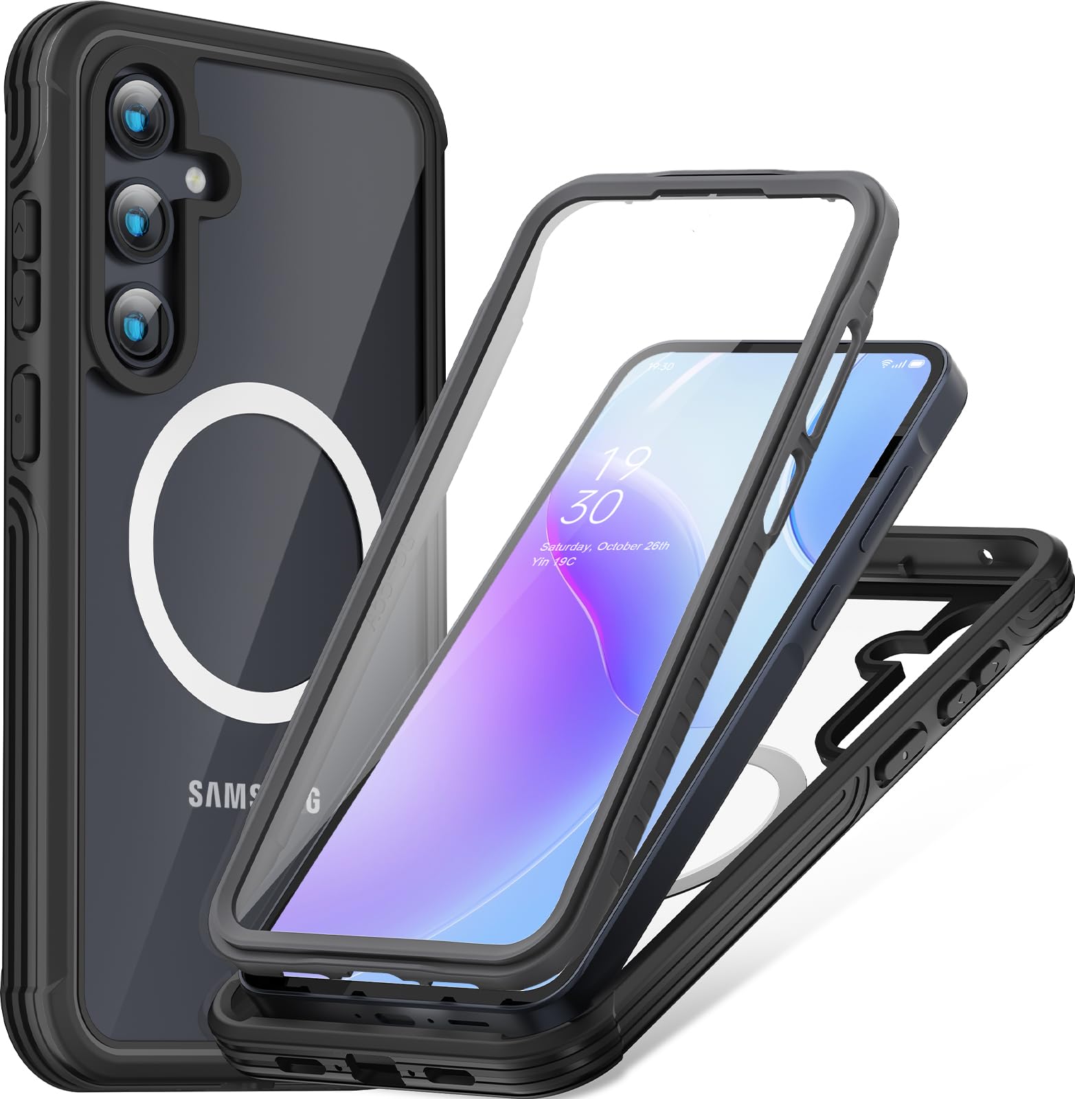 memumi Protección 360° para Samsung Galaxy A55 Funda de Protección ...