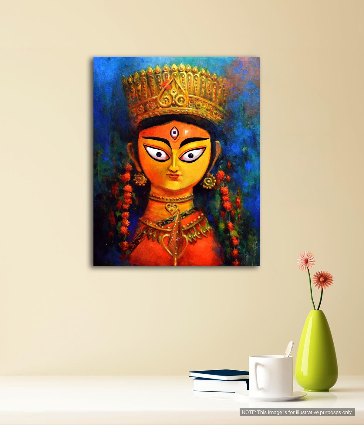Durga Abstract Painting