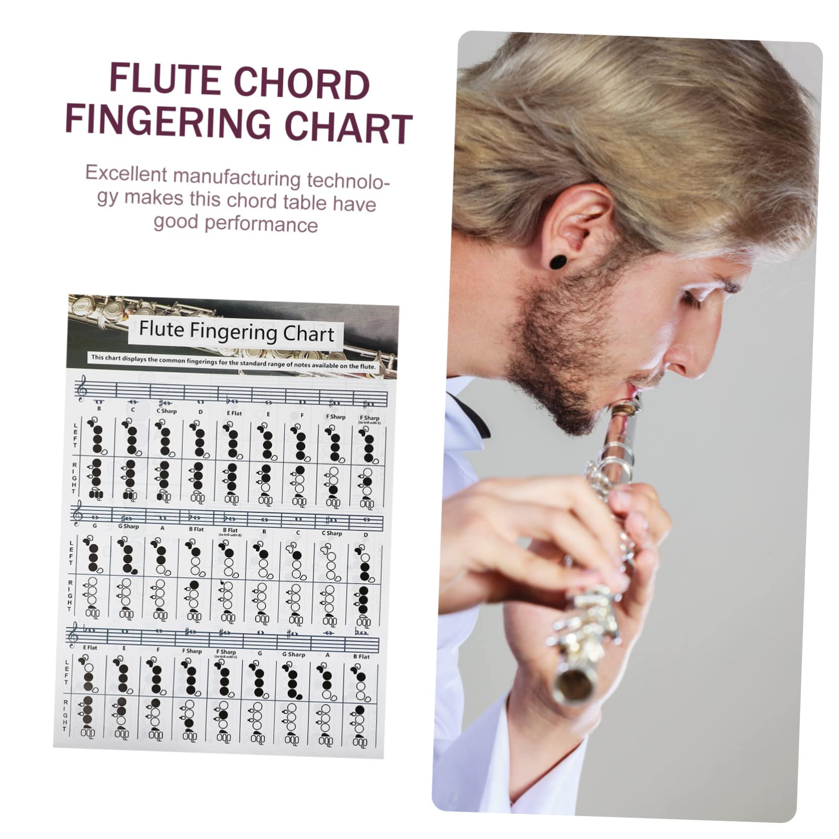 Snapklik.com : Practical Flute Chart Essential Chord Guide For Flute ...