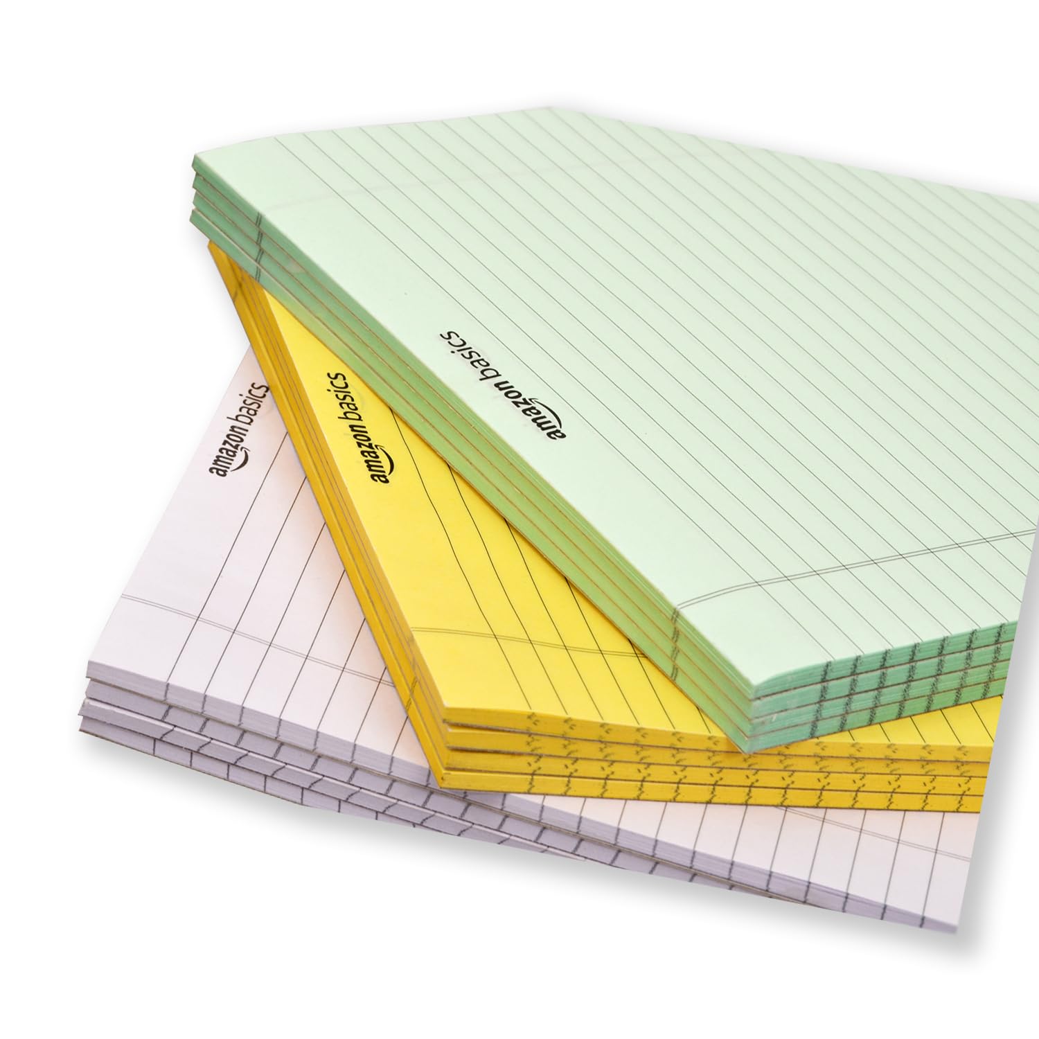 AmazonBasics Wide Ruled 10.5x8.5 - Inch 50-Sheet Lined Writing Note Pad ...