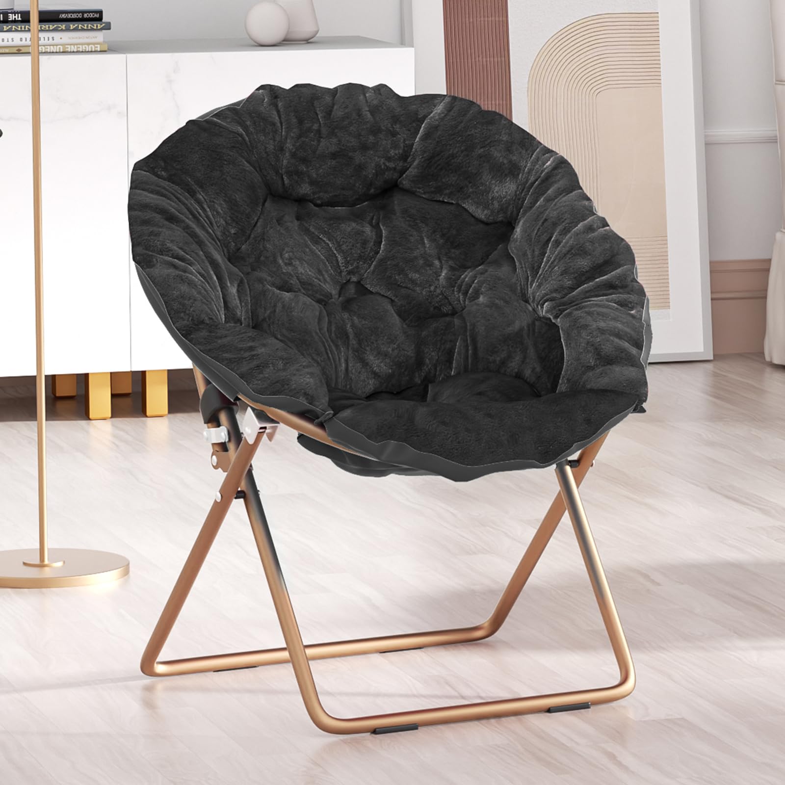 Amazon.com: SFIHOME Foldable Oversized Moon Chair, Large Soft Lazy Cozy ...
