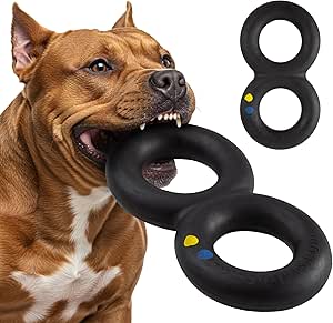 Goughnuts — Dog Toys for Aggressive Chewers | Virtually Indestructible Pull Toy for Large Breeds ...