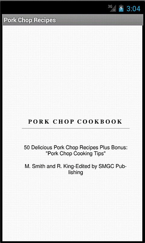 Pork Chop - Cookbook - Dinner Recipes - Pork - Free Book - App on ...