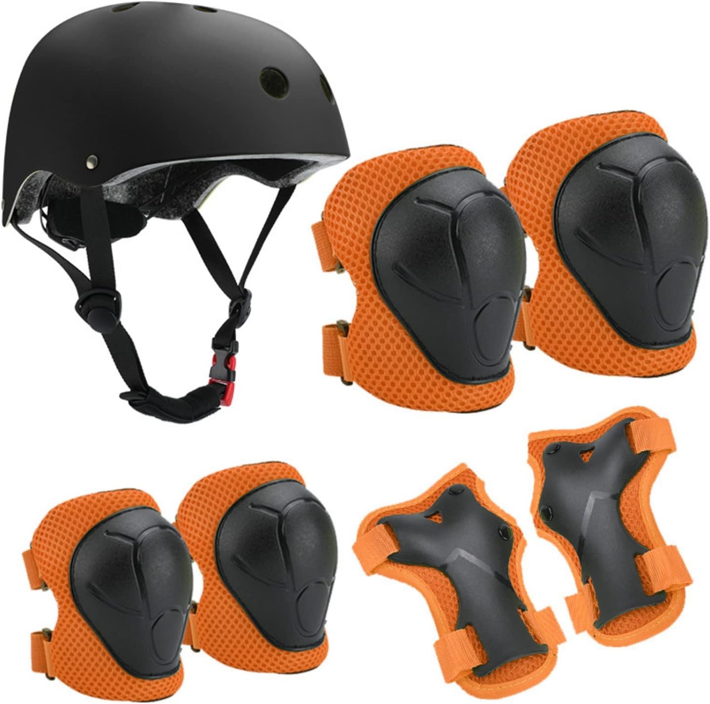 Kids Bike Helmet Set, DMG 7 In 1 Helmet And Pad Set, Adjustable Kids ...