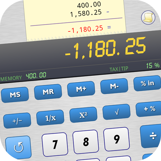 Calculator Pal with History Tape (Ad Free) - App on Amazon Appstore