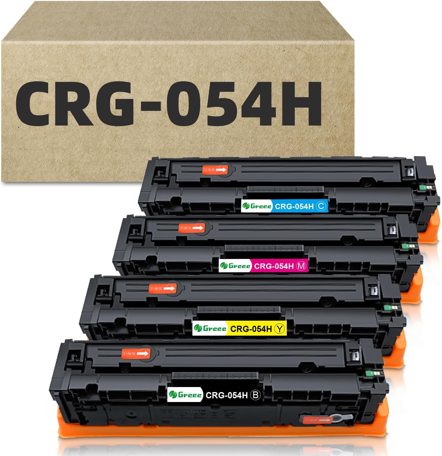 Amazon.co.jp: 【GREEE】CRG-054H 互換トナーカートリッジ キヤノン(Canon)用CRG-054 054 054H 互換トナー 4色セット 互換トナ CRG ...