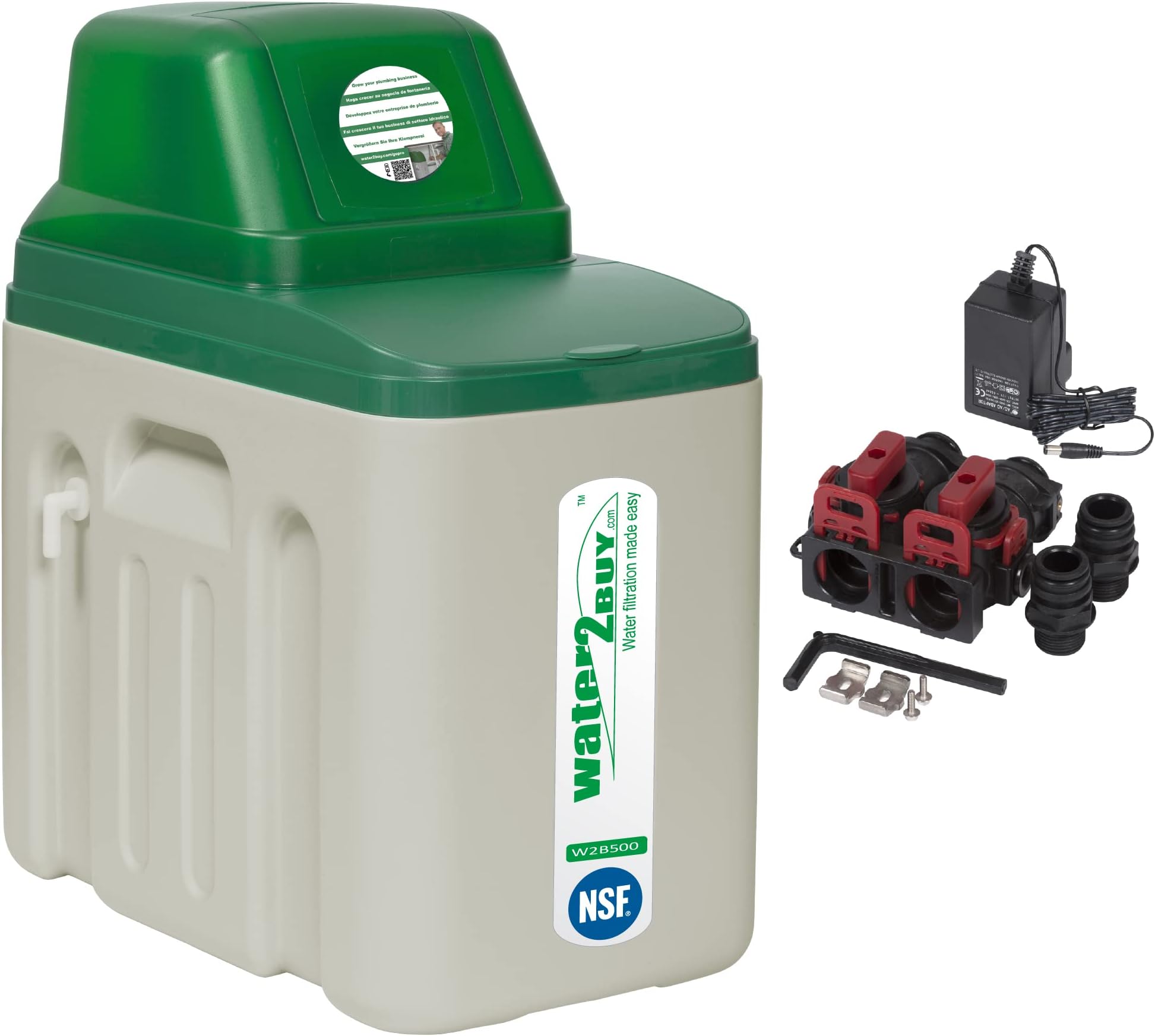 AQUAWATER, 104966, Station filtre double avec cartouches de filtration ...