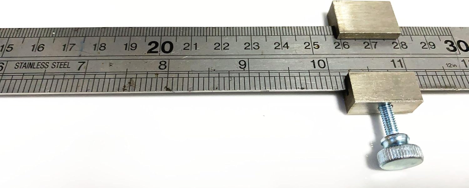 Amazon.com: Steel Ruler Stopper, Steel Ruler Positioner, Stainless ...