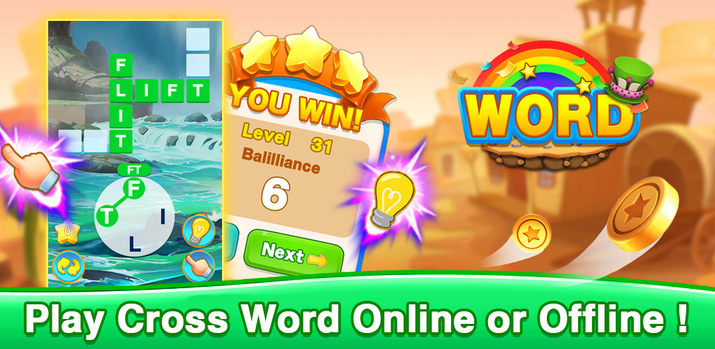 Word Games - Free Puzzle Game, Brain Training Link Word Puzzle Games ...