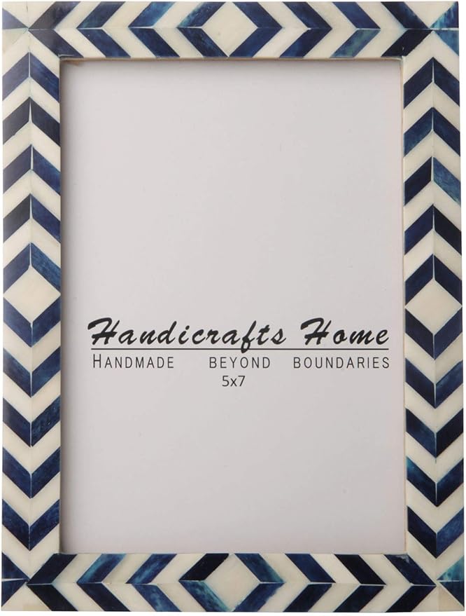 Amazon.com - Handicrafts Home Photo Picture Frames - 5" x 7", Blue ...