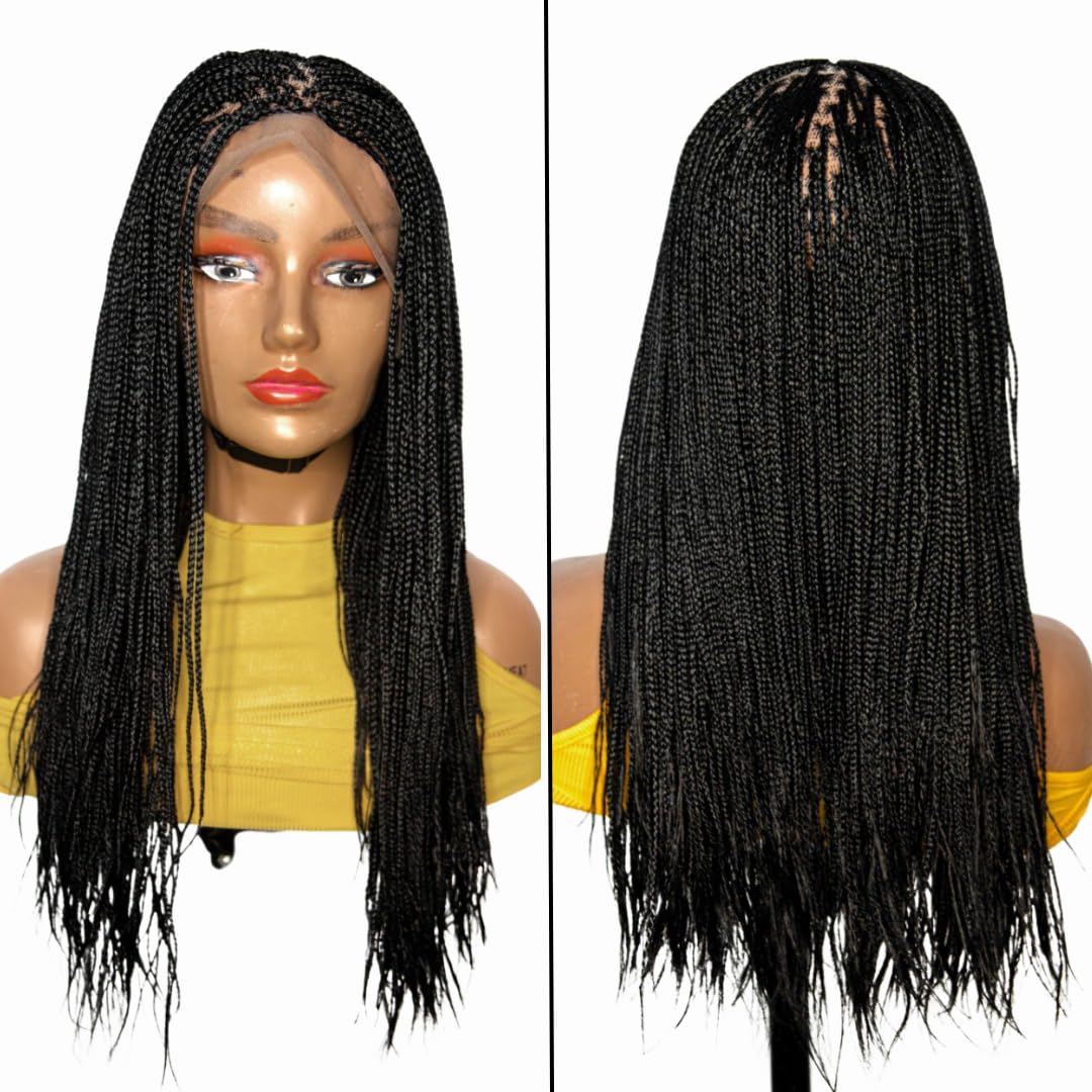Amazon.com : RITA Premium Full Lace Micro Box Braided Wig - Bra Length ...