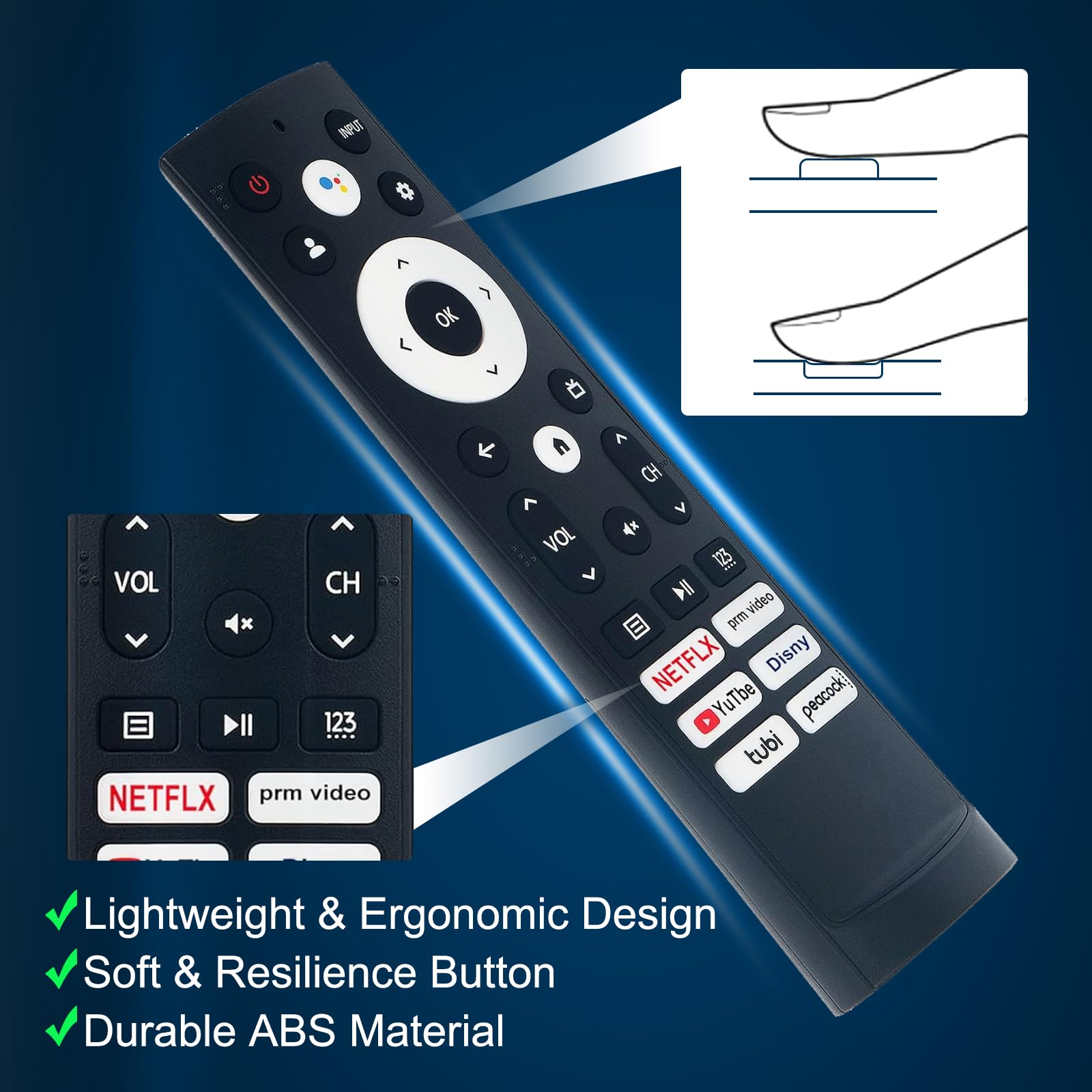 Snapklik.com : ERF3M90H IR Remote Control For Hisense Android TV, For ...