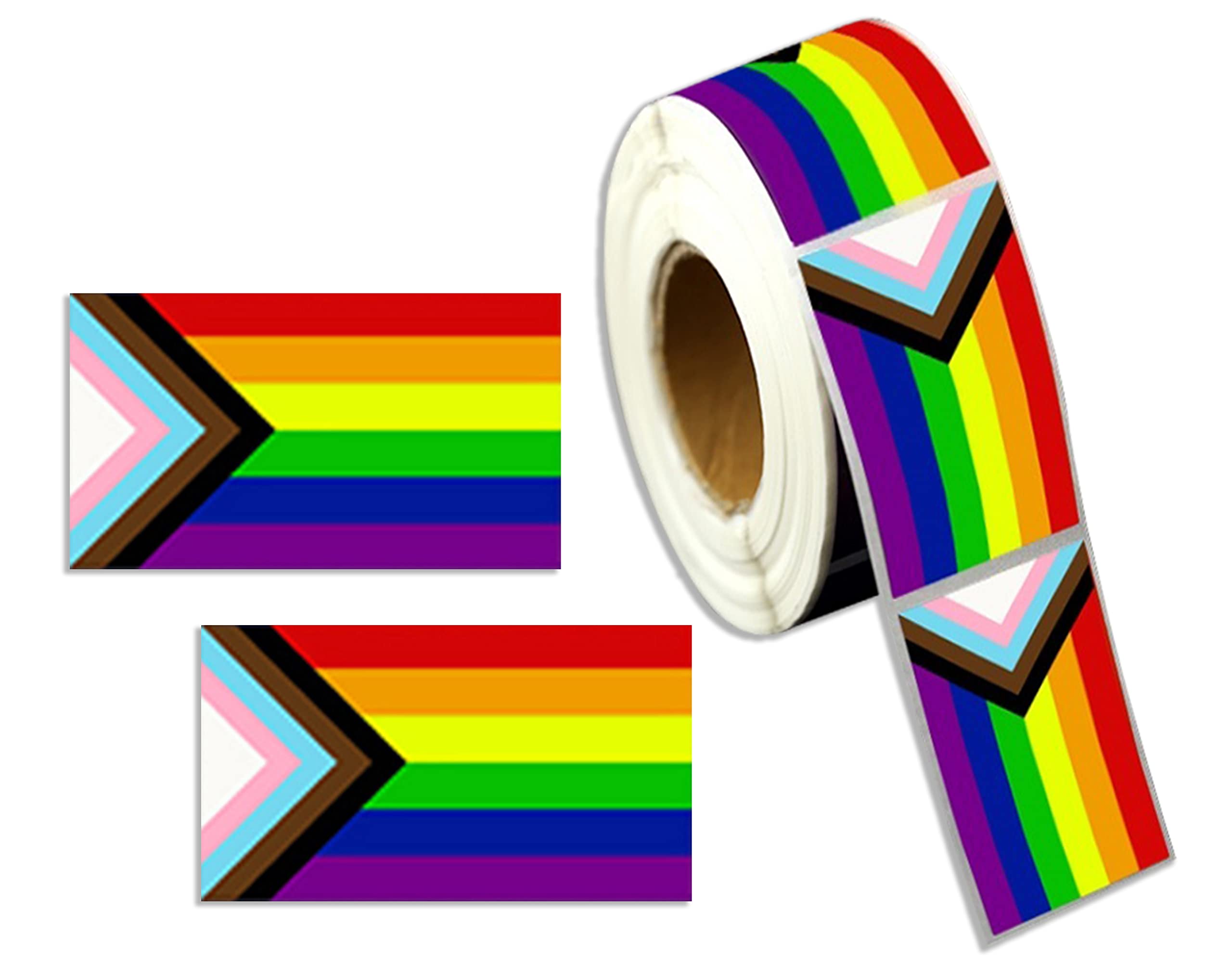 Amazon.com: 250 Extra-Large Progress Pride Daniel Quasar Rainbow ...