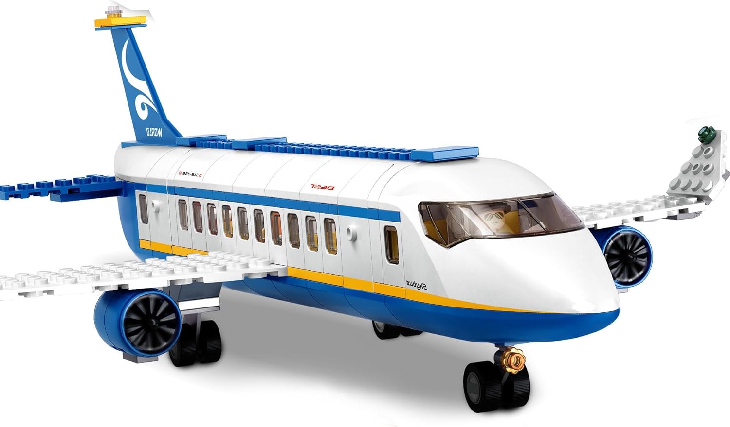 Amazon.com: City Passenger Airplane Building Set for Boys 6+ 8+ 12 ...