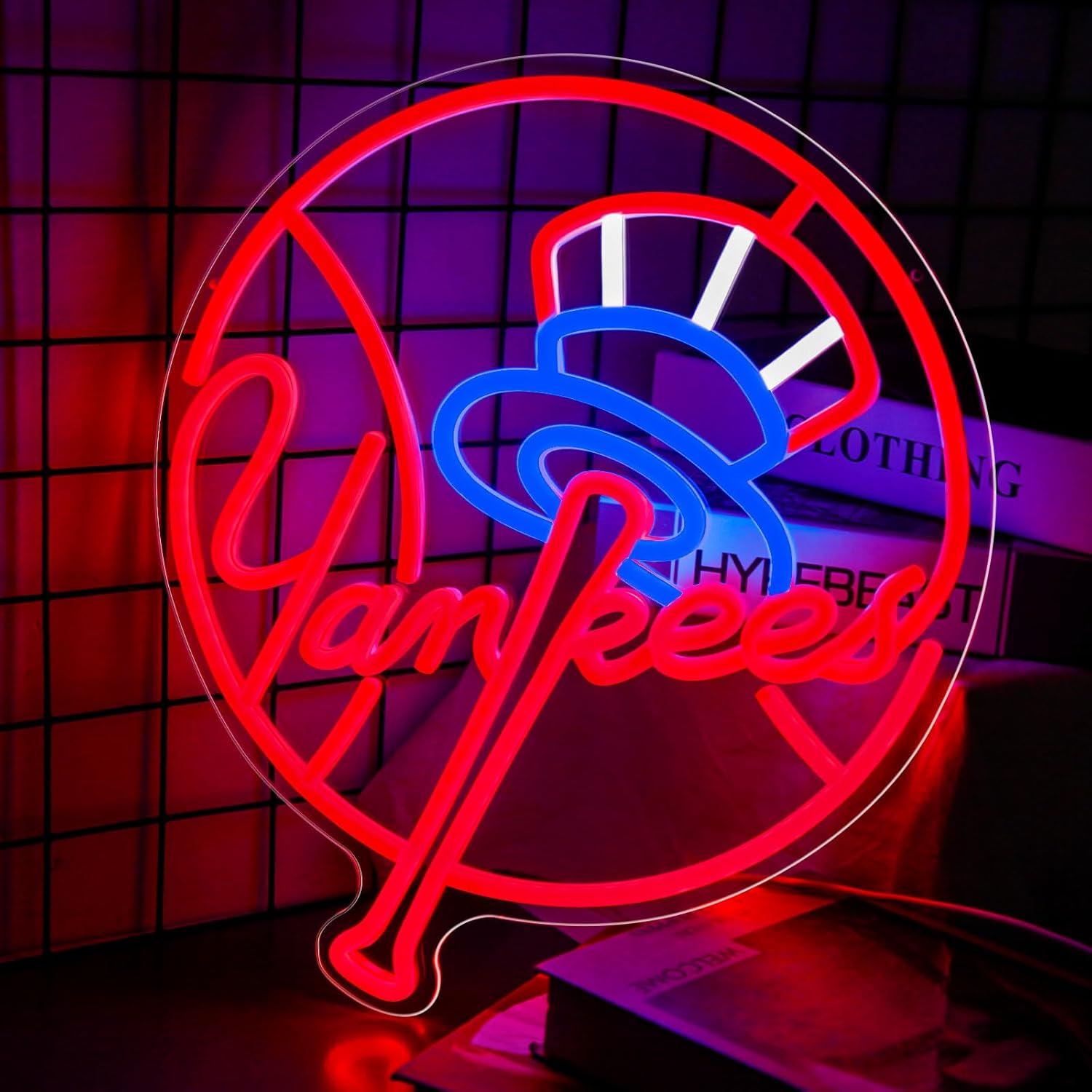 Amazon.com : Baseball Team Neon Sign for Wall Decor Baseball Neon ...