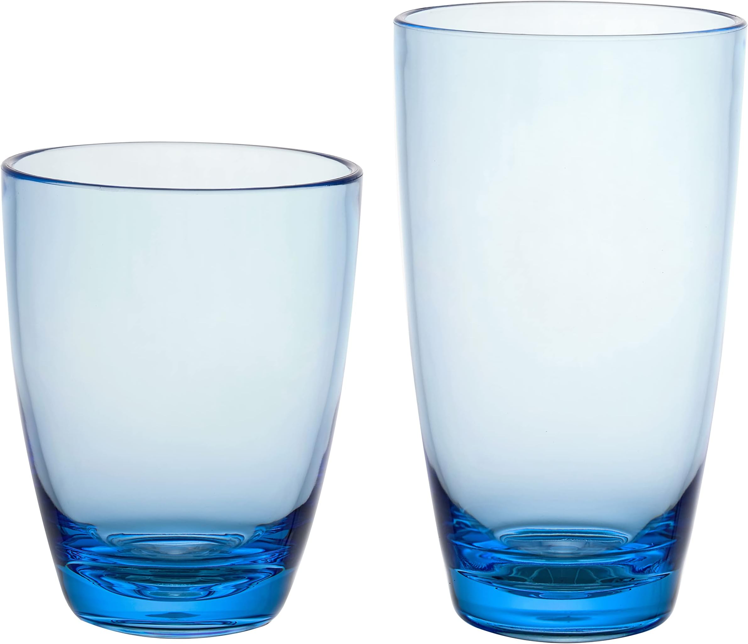 Amazon.com | Colorful Stackable Acrylic Tumblers - Set of 8: Plastic ...