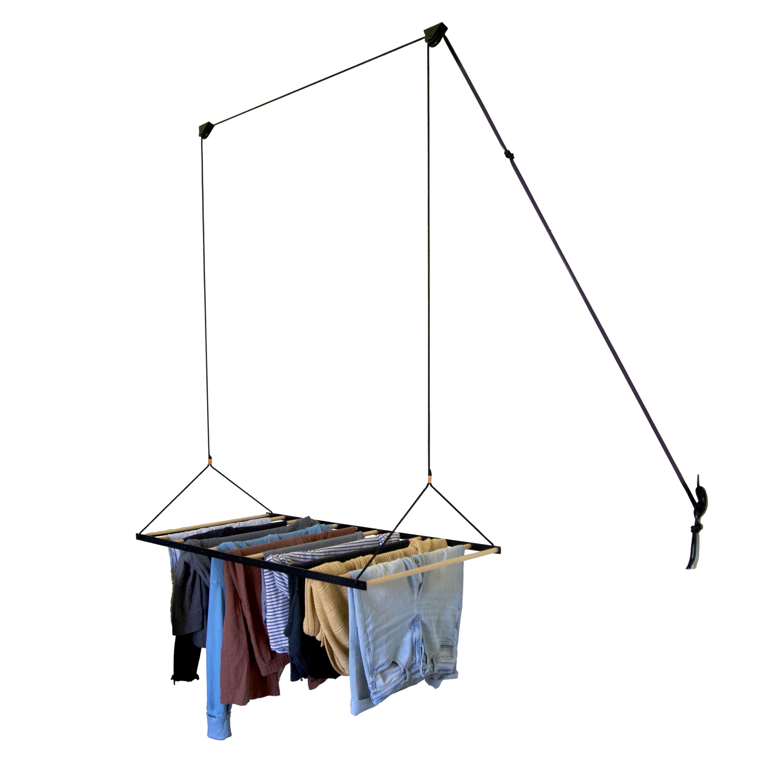 Amazon.com: The Nice Rack Ceiling Laundry Drying Rack w/Pulley System ...
