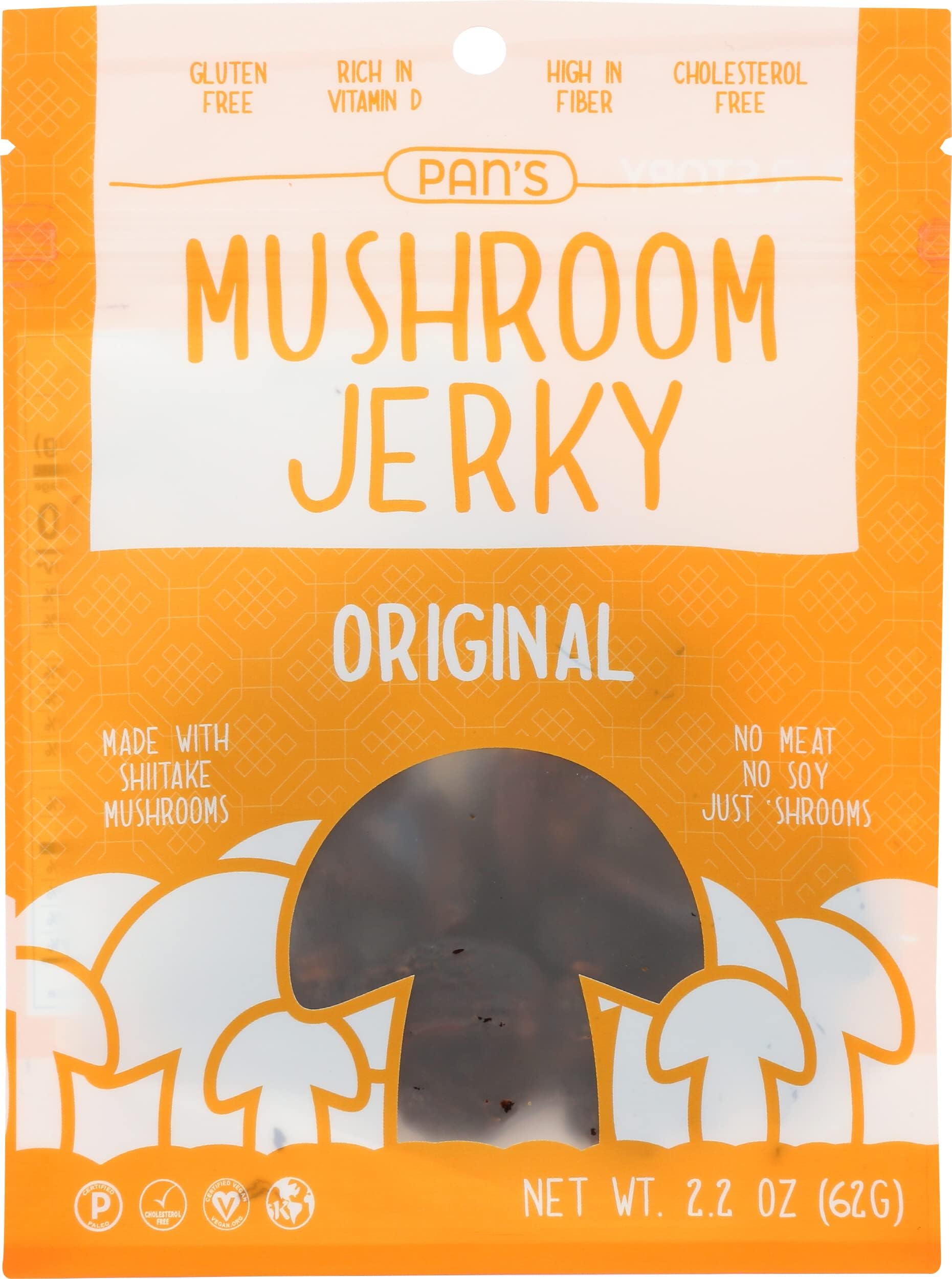 Amazon.com: Pan's Mushroom Original Flavor Dried Mushrooms Shitake ...