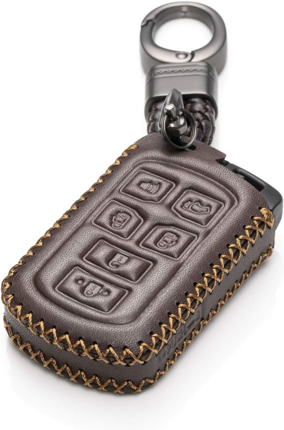 Amazon.com: Vitodeco Genuine Leather Smart Key Keyless Remote Entry Fob ...