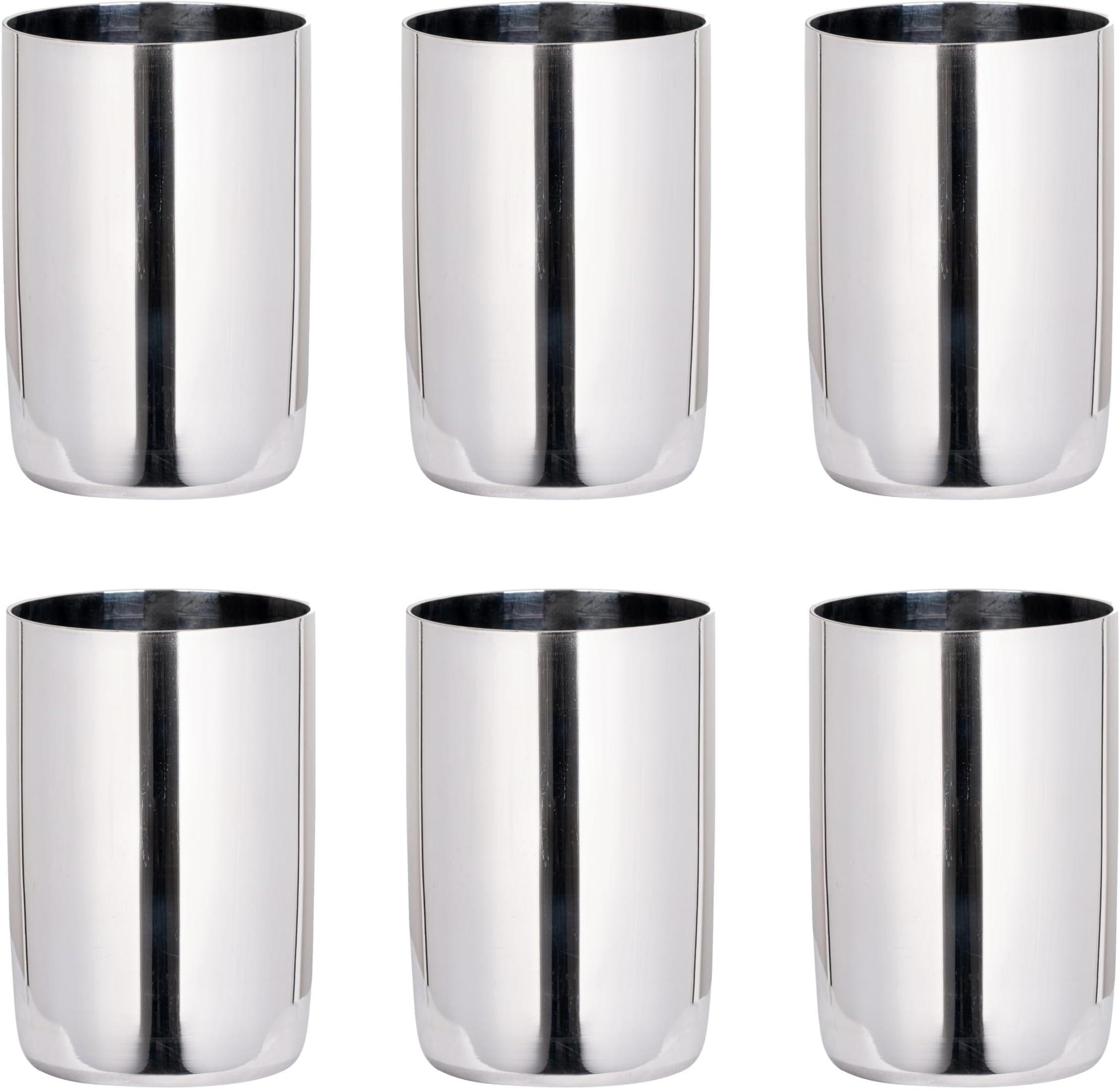 Amazon.com | Vanacara 6-pack Stainless steel cups Tumbler - Reusable ...