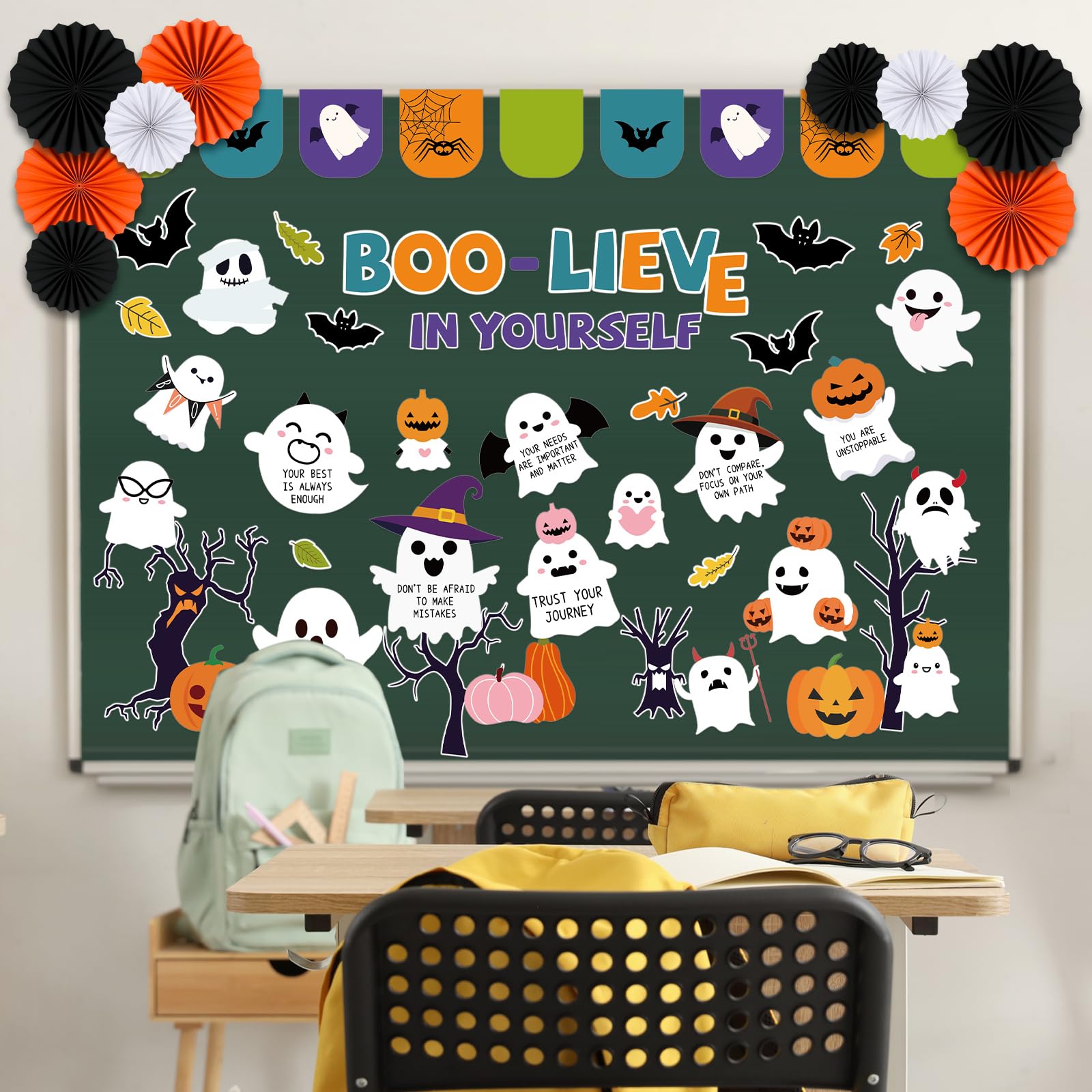 Snapklik.com : TaoBary 72 Pcs Halloween Bulletin Board 3D Decorations ...