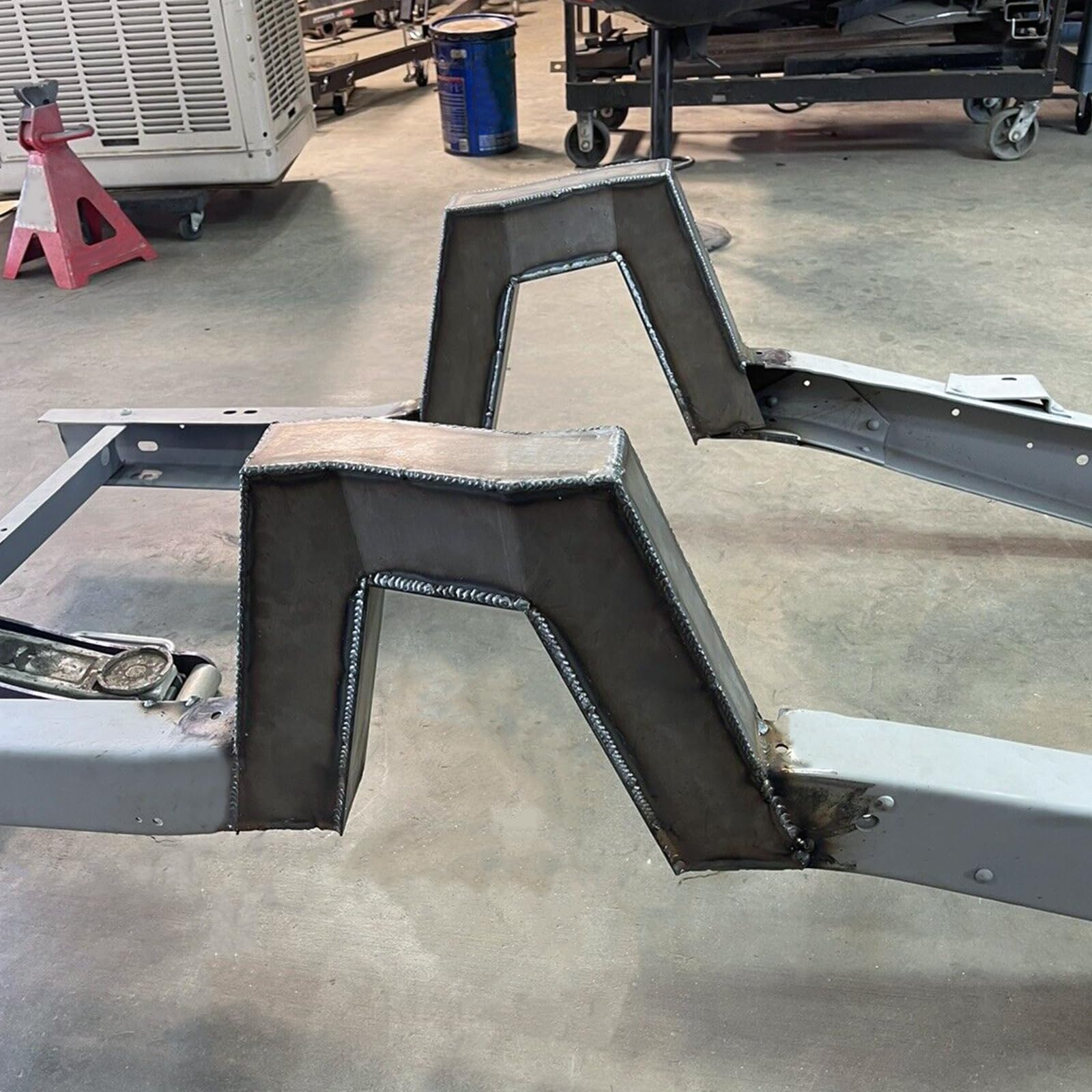 C Notch 1955 59 Chevy, GMC Truck Rear Frame C Notch Kit, Weld In Type