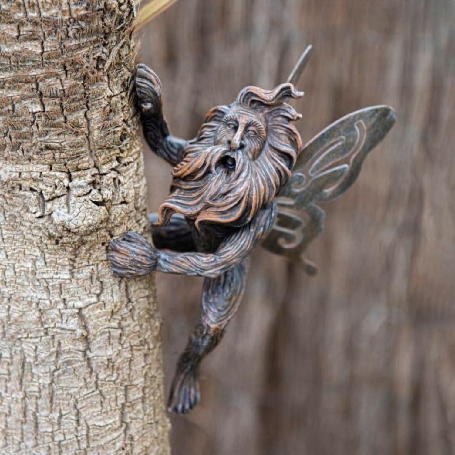 Garden Mile Pixie Tree Hugger Fairy Ornament - Weather-Resistant Resin ...