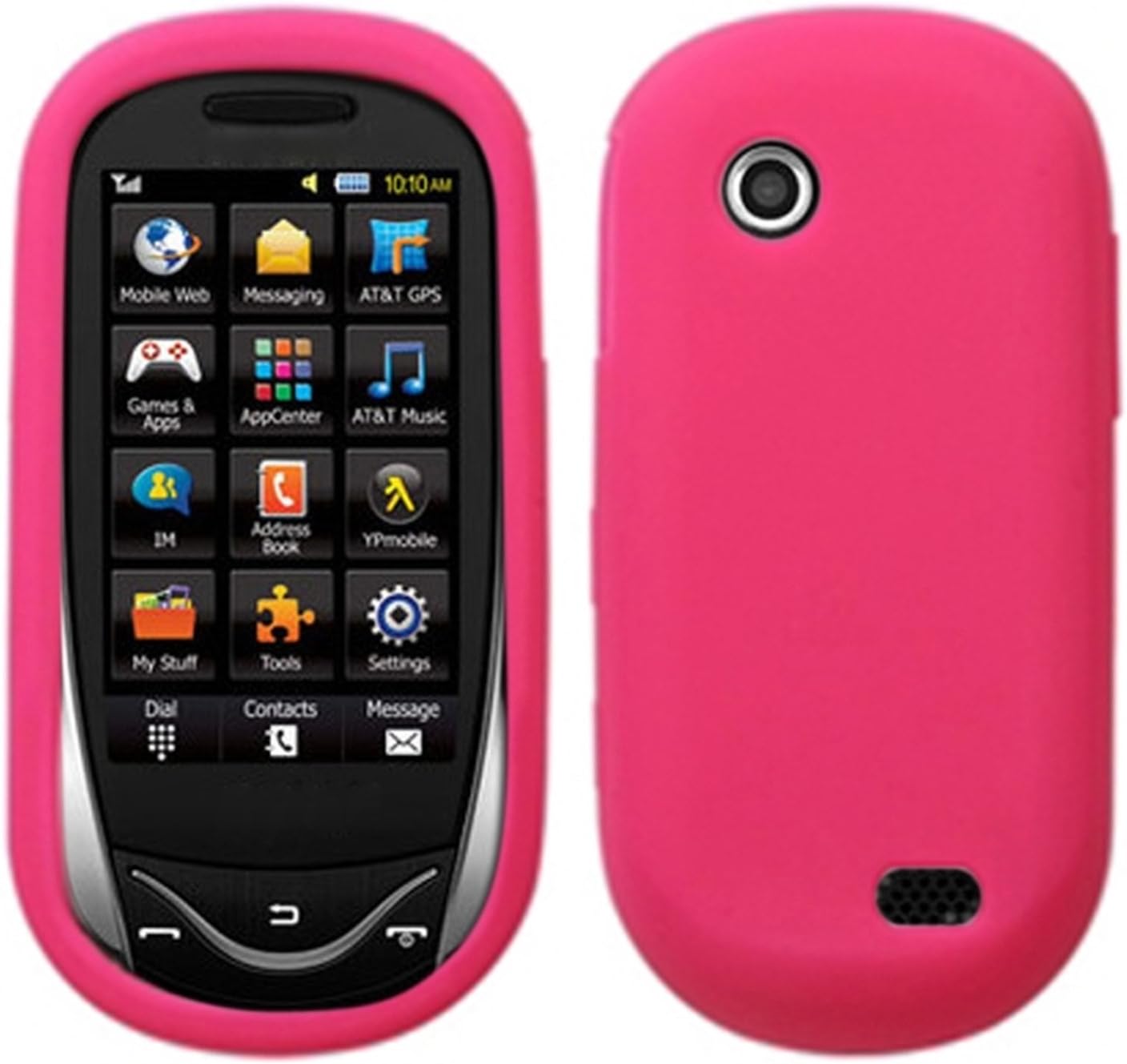 Amazon.com: MyBat Solid Skin Cover for Samsung A697 (Sunburst) - Retail ...