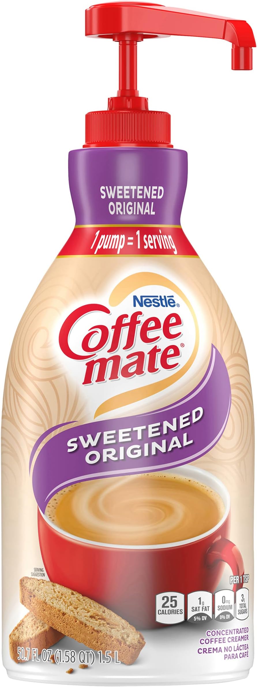 Amazon.com : Nestle Coffee mate Coffee Creamer, Sweetened Original ...