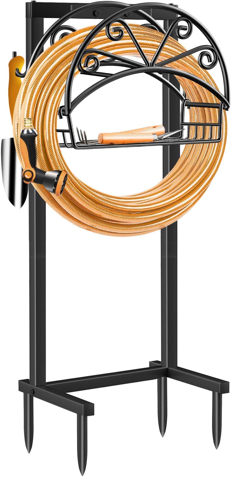 Amazon.com: GOFORWILD Garden Hose Holder with Brass Faucet ...