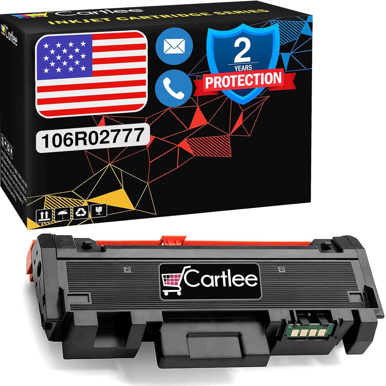 Cartlee Black Compatible High Yield Laser Toner Cartridge for Xerox ...