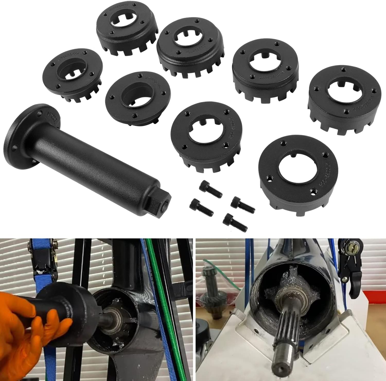 Amazon.com: Lower Carrier Retaining Retainer Ring Nut Wrench Tool Kit ...