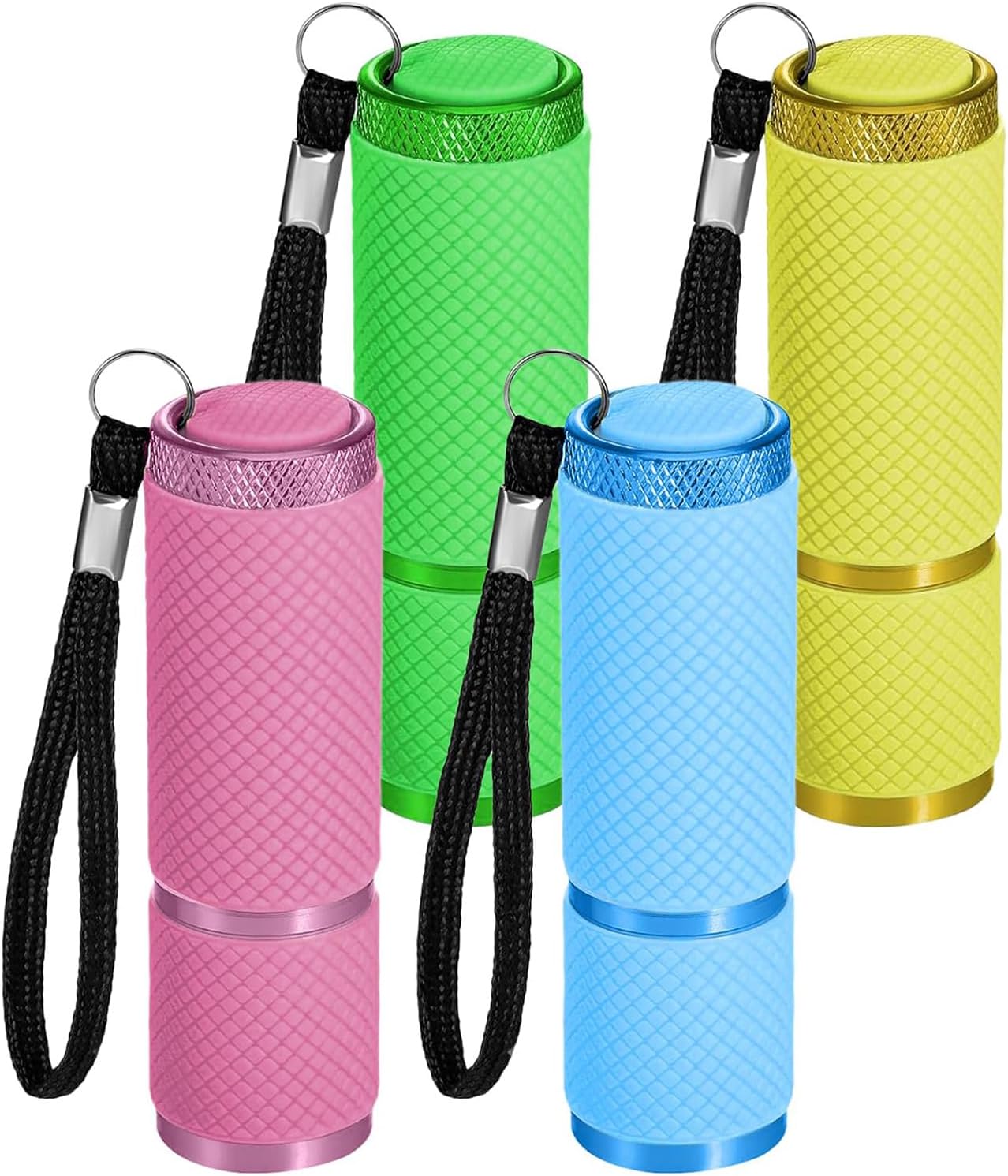 XLTXWD 4Pcs Small Torch, Kids Torch with Rubber Grip for Camping Hiking ...