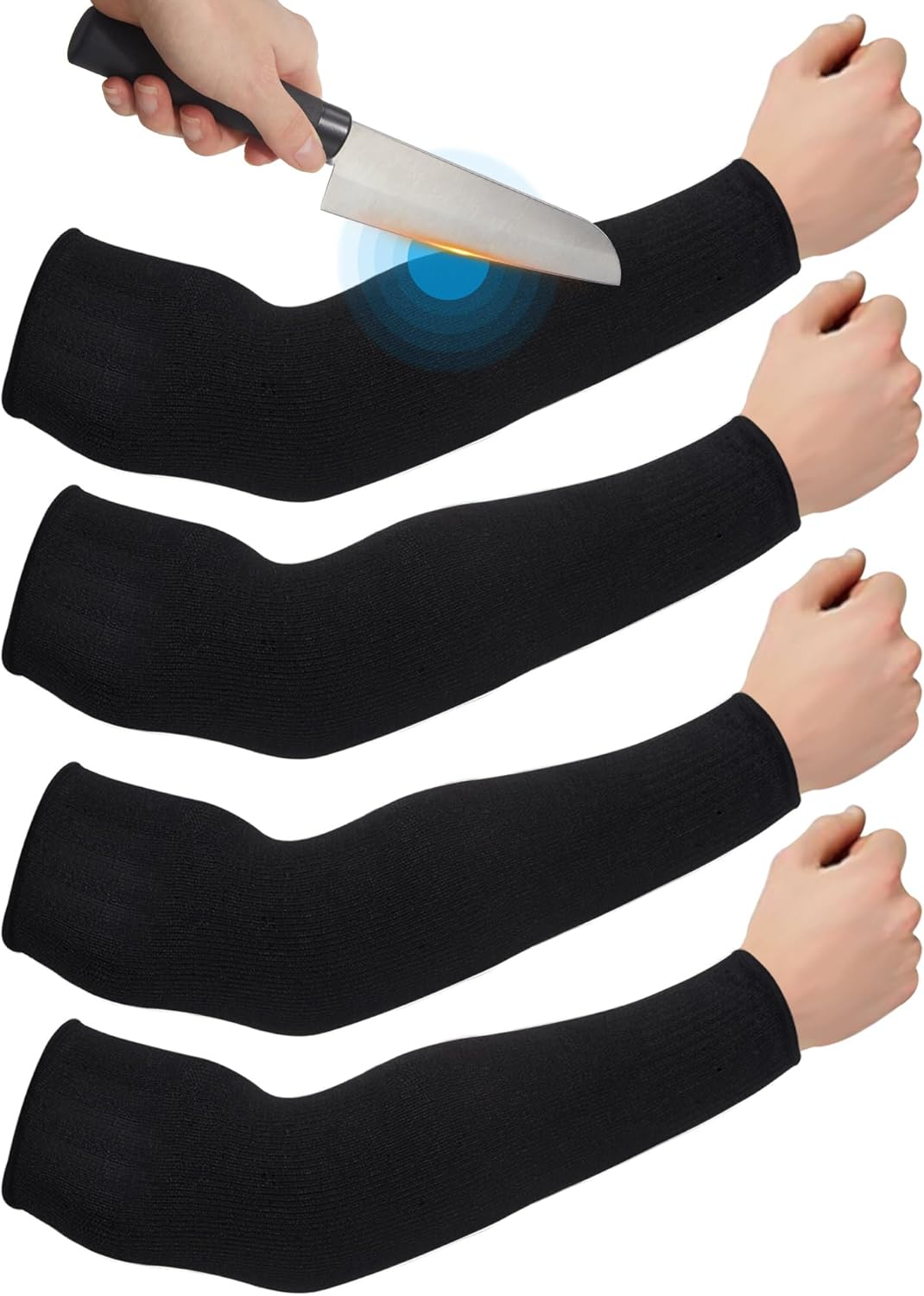 Amazon.com: Geyoga 2 Pairs Arm Sleeves Guards Arm Protectors for Thin ...