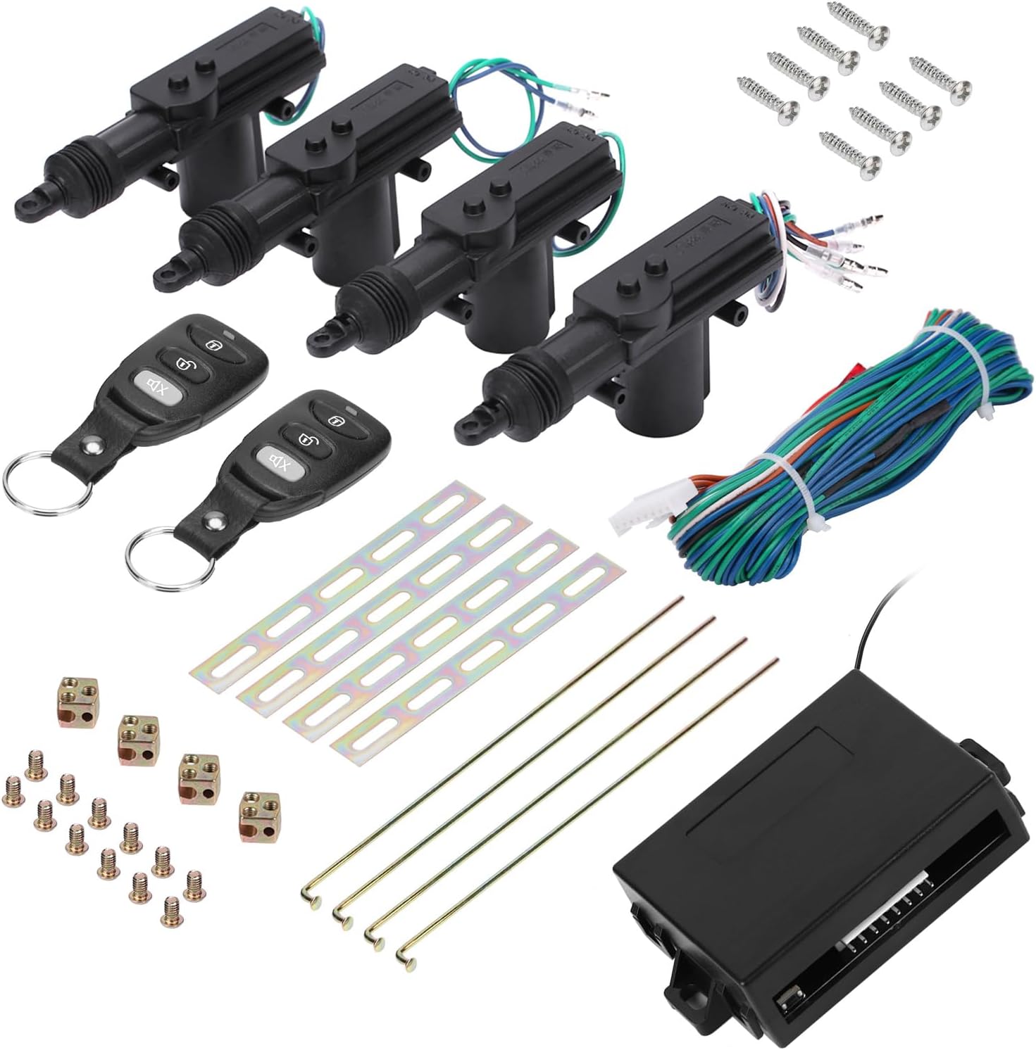 Amazon.com: Keyless Entry System Universal Car Door Lock System Remote ...