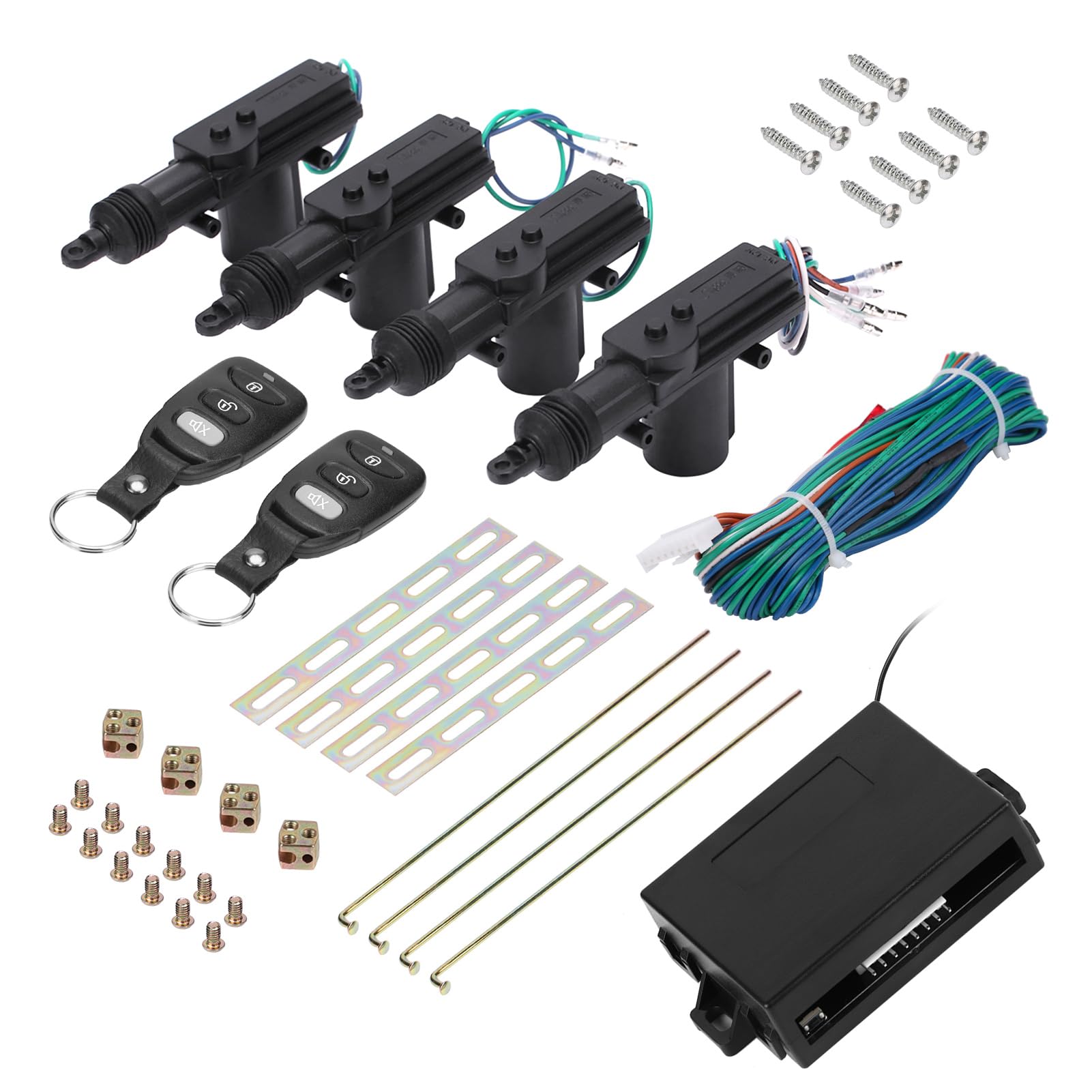 Amazon.com: Keyless Entry System Universal Car Door Lock System Remote ...