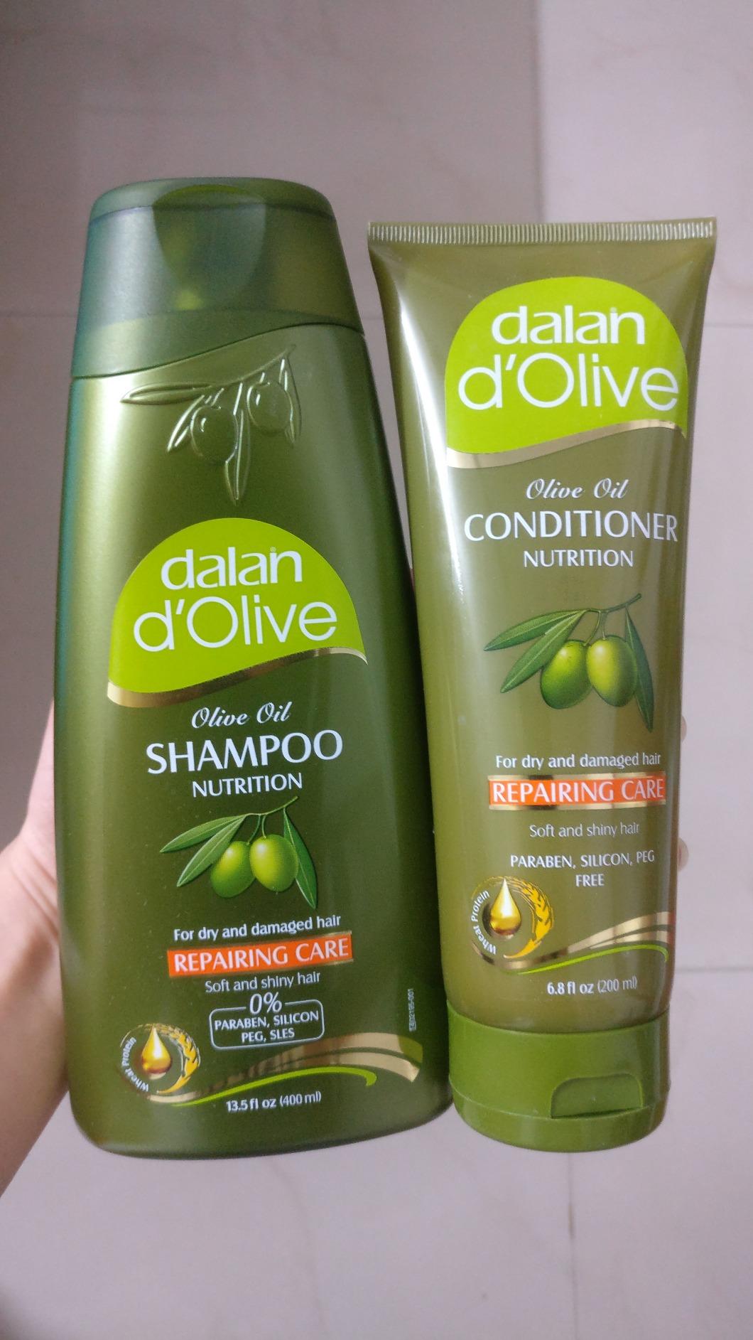 Buy Dalan d'Olive Combo - Repair Care Shampoo (400 ml) & Conditioner ...