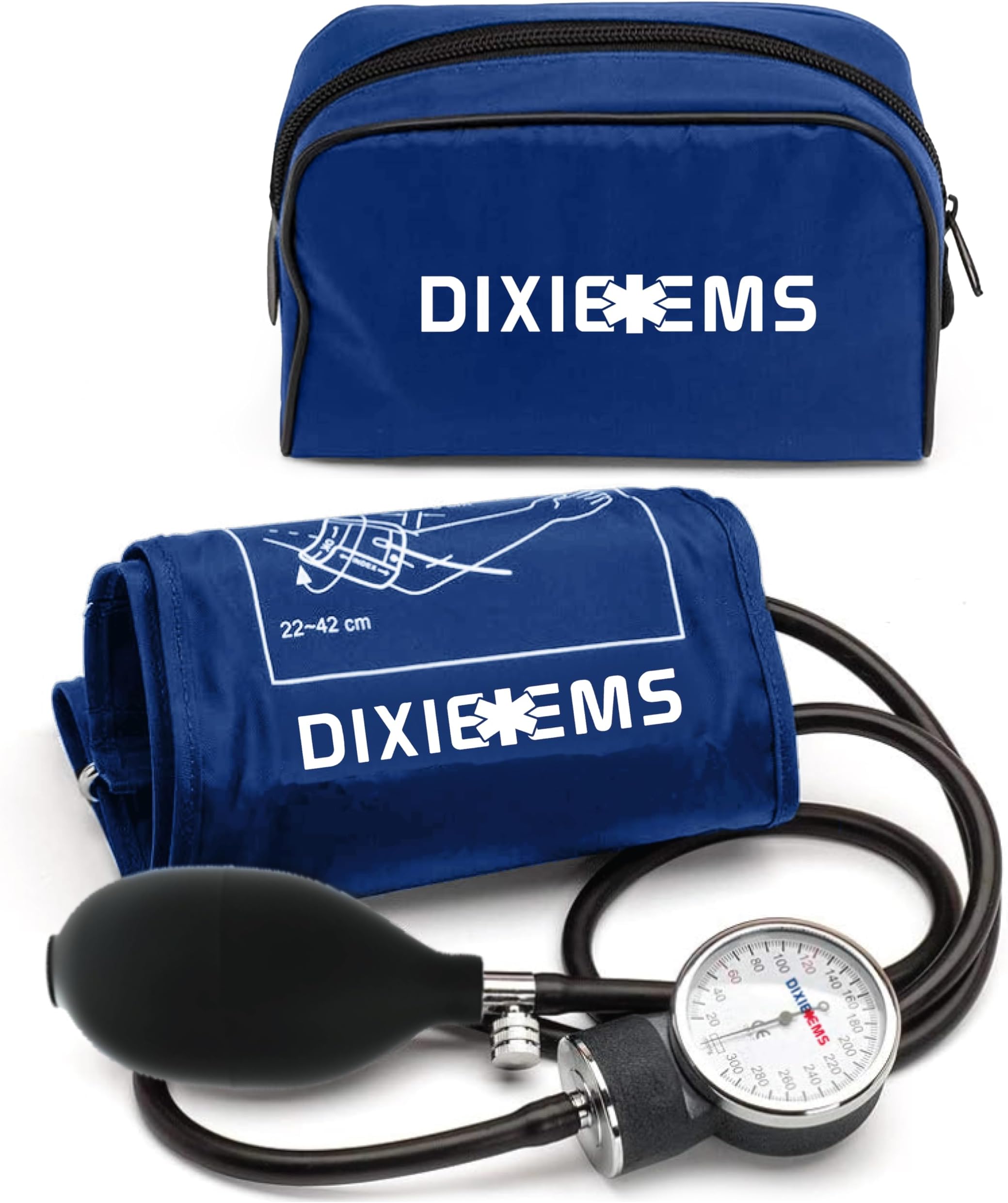 Amazon.com: Dixie EMS Deluxe Aneroid Sphygmomanometer Blood Pressure D ...