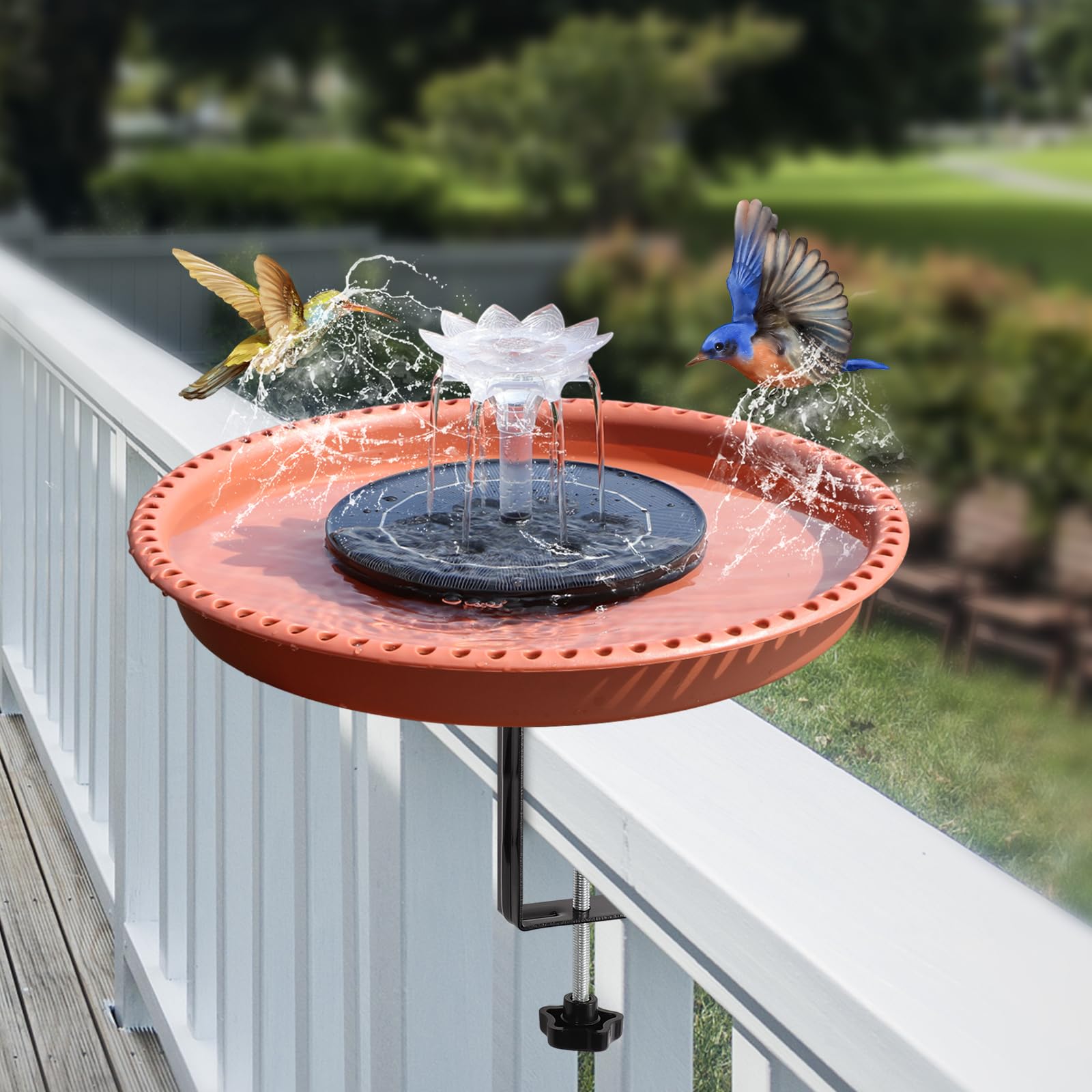 Solar Bird Baths For Hummingbirds Hummingbird Water Fountain Ribgwo
