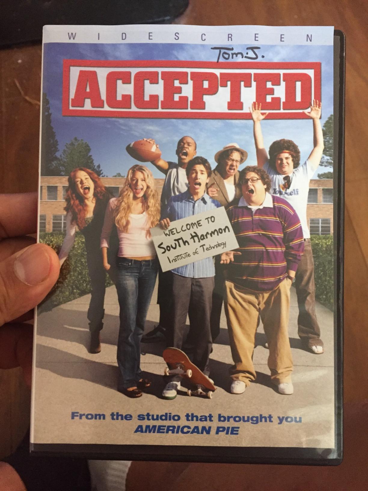 Accepted [DVD]: Amazon.ca: Movies & TV Shows