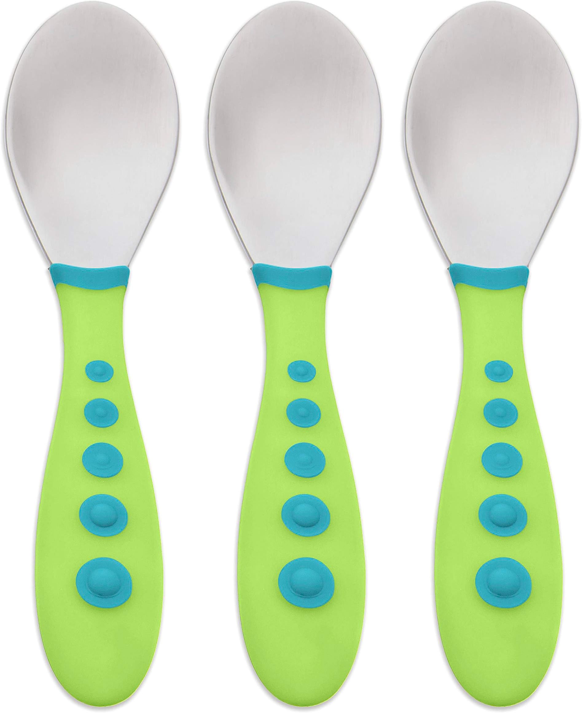 Amazon.com: NUK First Essentials Kiddy Cutlery Spoons in Assorted ...