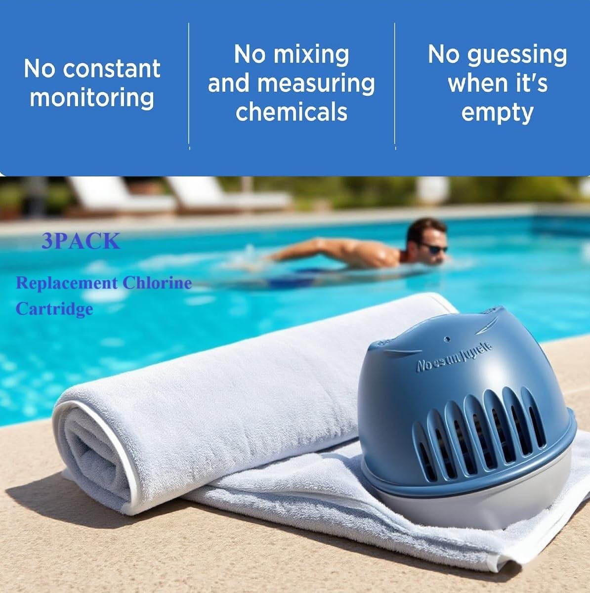 Frog Ease Smartchlor Refill Cartridges Hot Tub Replacement Cartridge ...