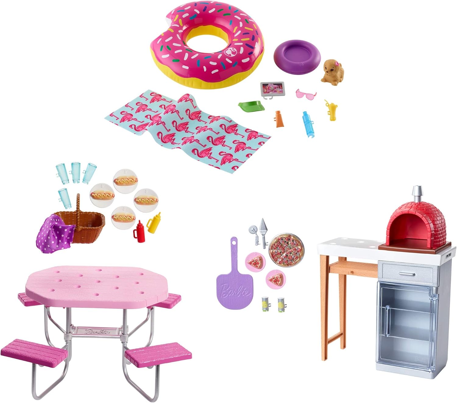 Amazon.com: Barbie Outdoor Furniture Assortment : Toys & Games